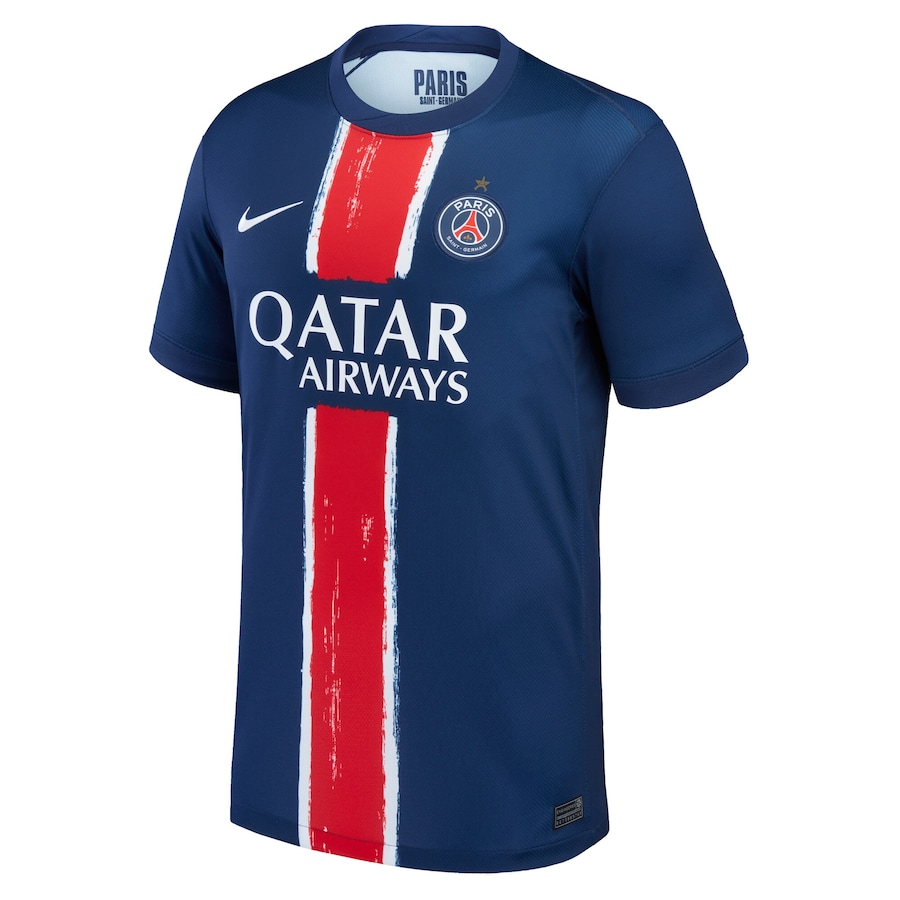 Paris Saint Germain PSG maillot foot étoile 2024 2025 domicile Ligue des Champions | La Maison ...