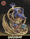 GX Evolution Series Garchomp Family - Pokemon Resin Statue - Fantasy ...