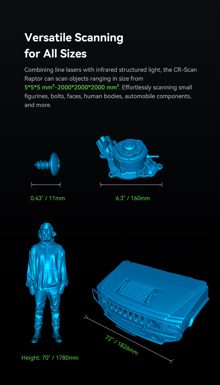 CR-Scan Raptor 3D Scanner | Creality Official CR-Scan Raptor 3D Scanner | Creality Official