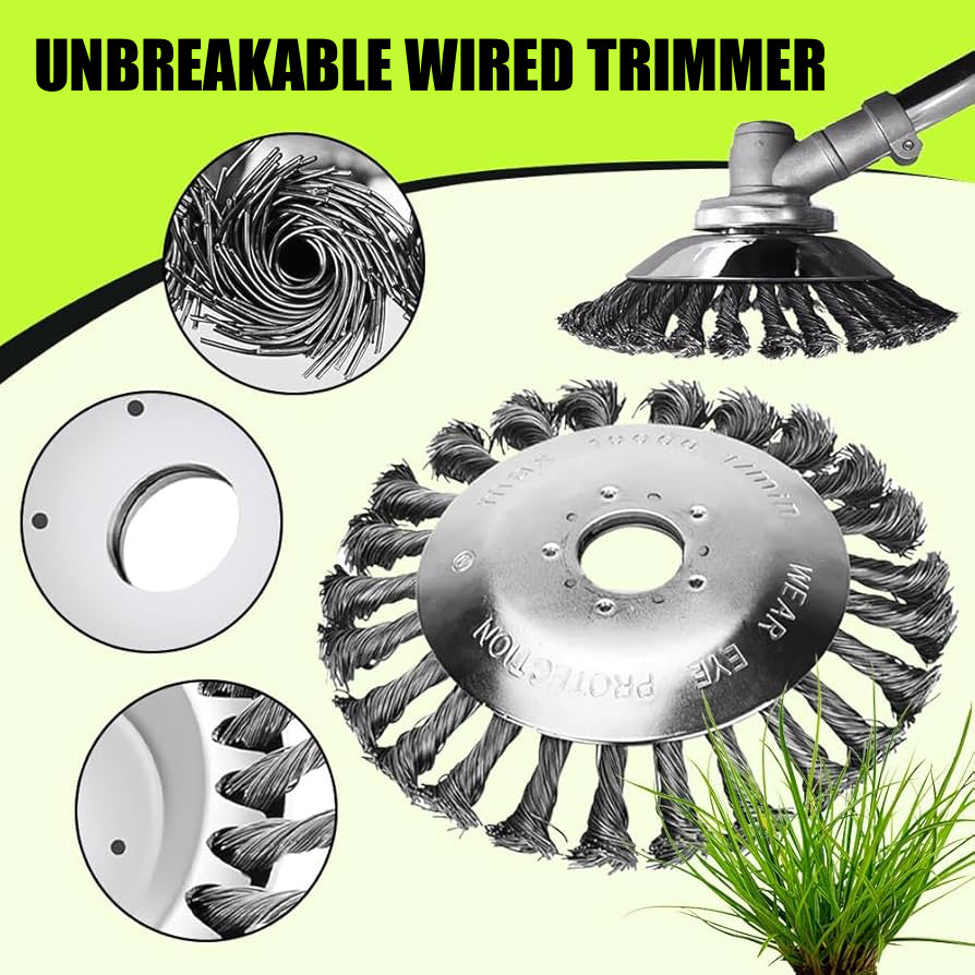 Unbreakable Wired Grass Trimmer Blade