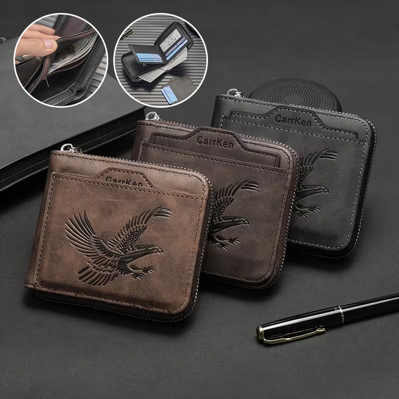 Men's Eagle Bifold Rfid Wallet