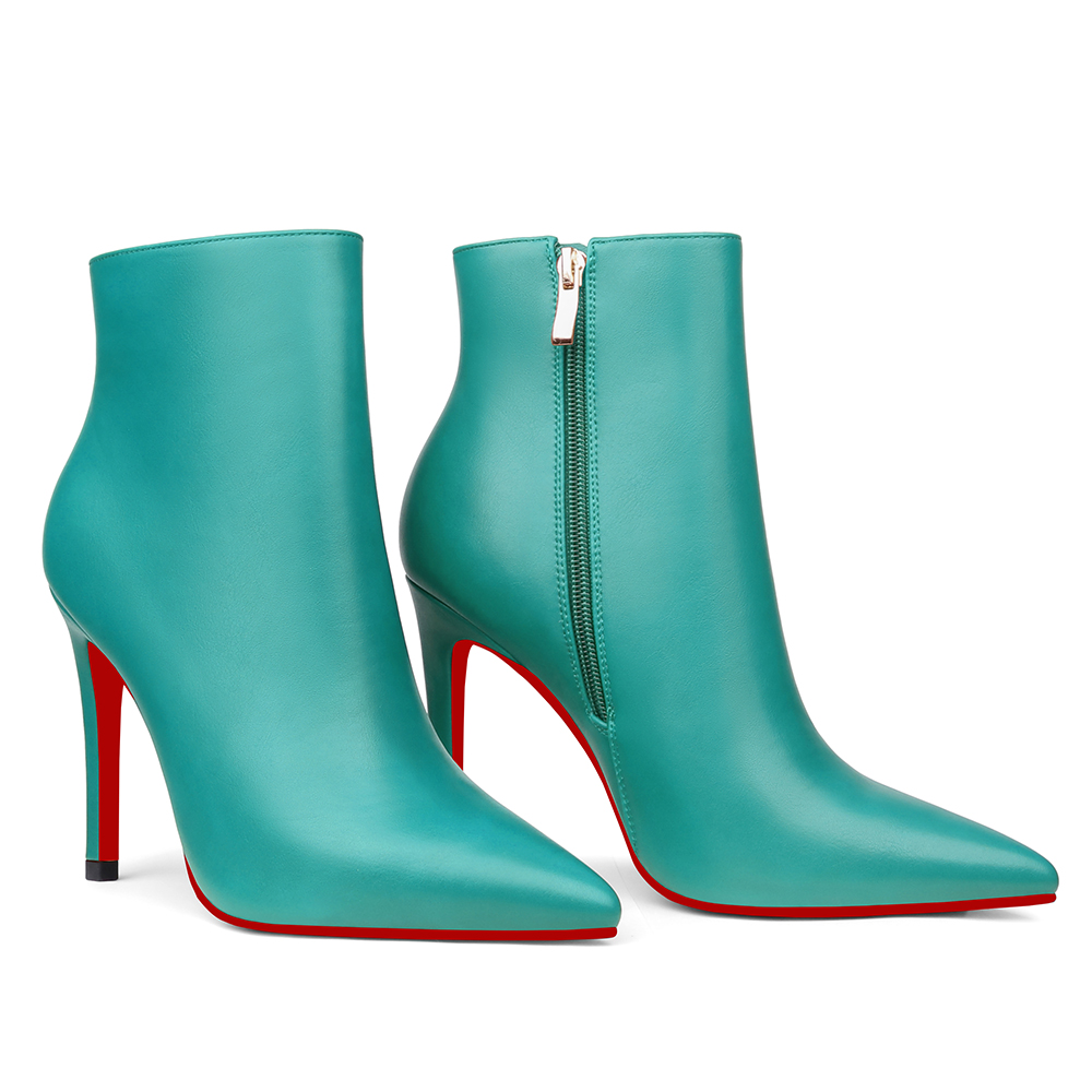 Red Bottom Ankle Boots