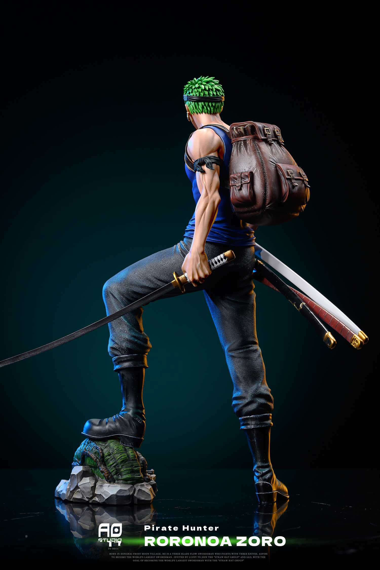 POP & 1/6 Scale Skypiea Arc Roronoa Zoro - ONE PIECE Resin Statue - AO ...