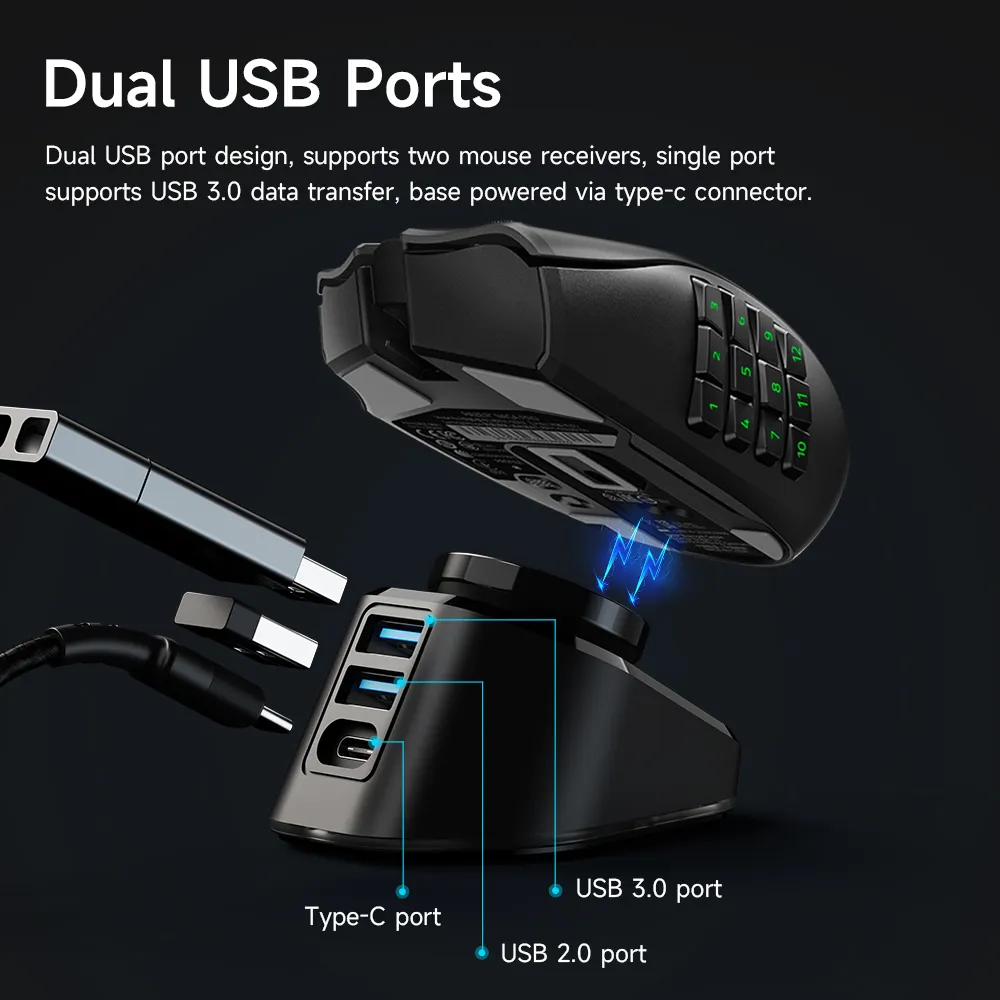 Mouse Wireless Charger for Logitech G Pro X Superlight G502 lightspeed ...