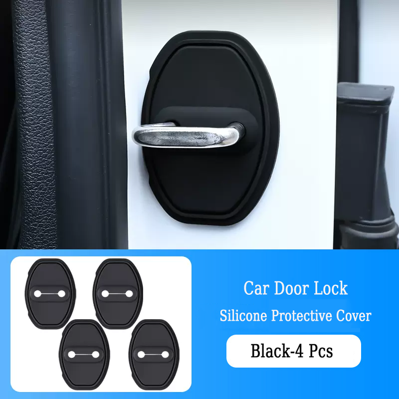 Car Silicone Door Latch Protective Cover(4PCS)