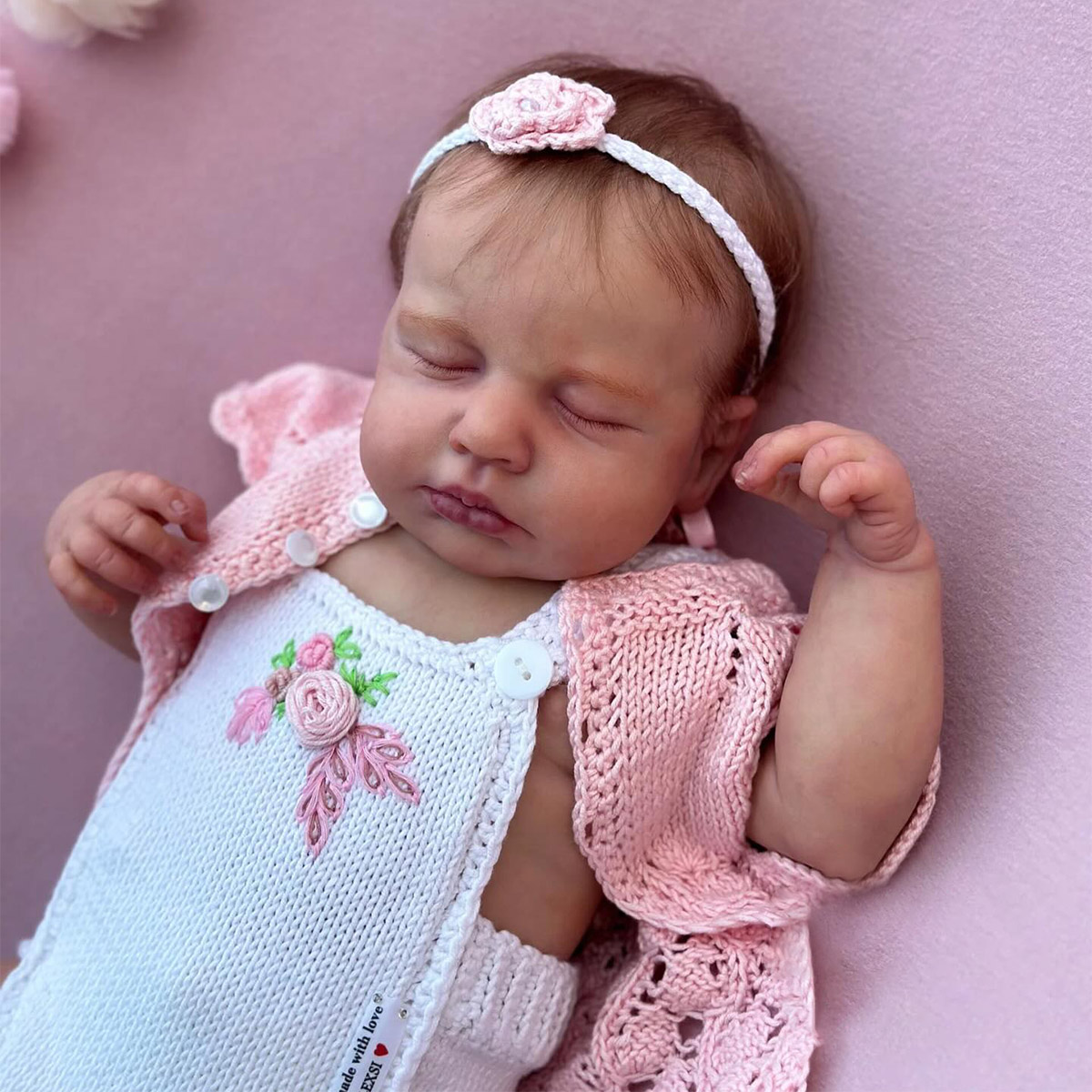 Reborn Baby 12" Full Body Platinum Liquid Silicone Reborn Blue Reborn Baby