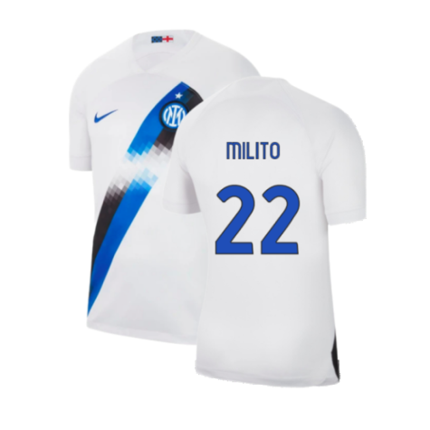 Inter Milan Diego Milito 22 Away Shirt Kit 2023-2024