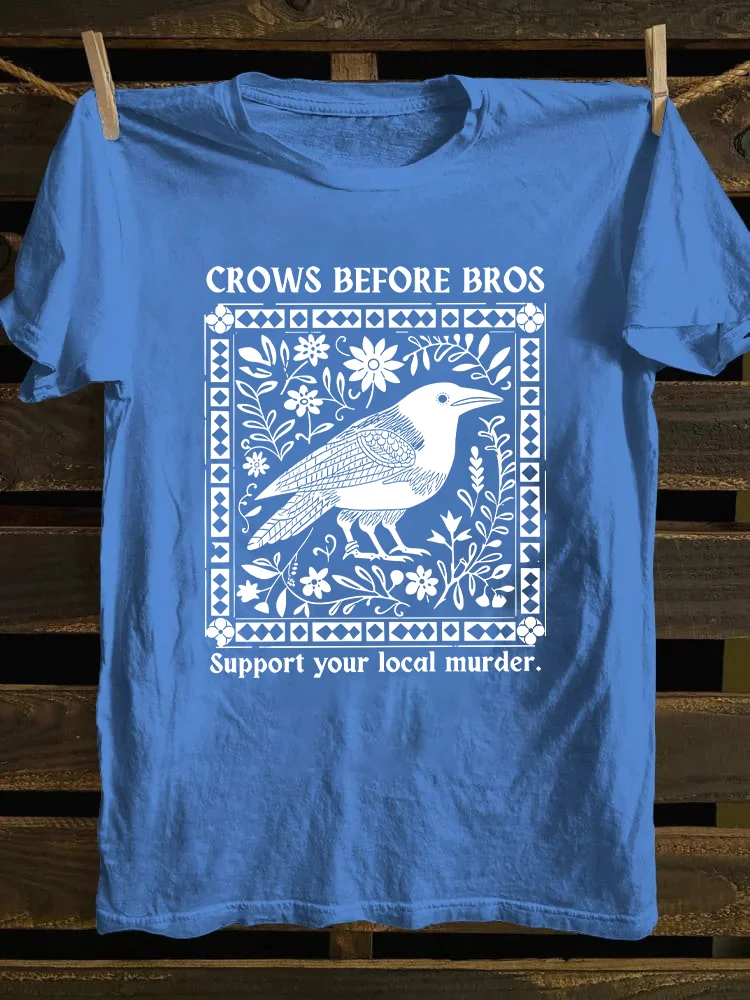 Crows Before Bros T-shirt