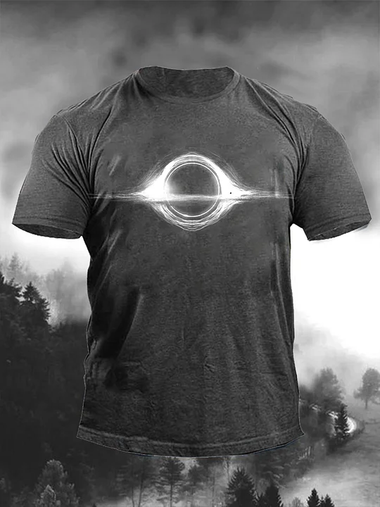 Men's T-shirts in Print of Forest, Alphabet, Skull Men's T-shirts in Print of Forest, Alphabet, Skull