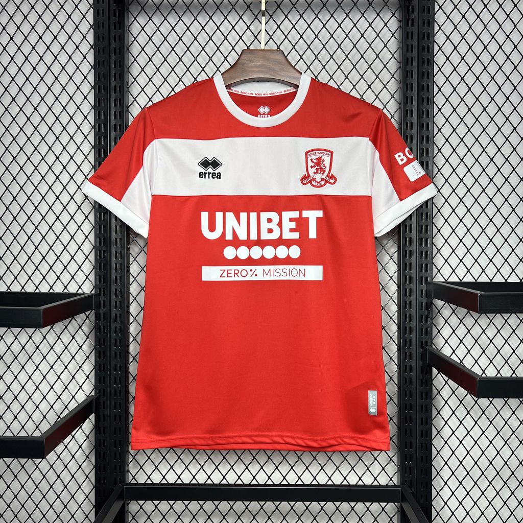 Middlesbrough maillot foot domicile 2024 2025 | La Maison du Maillot