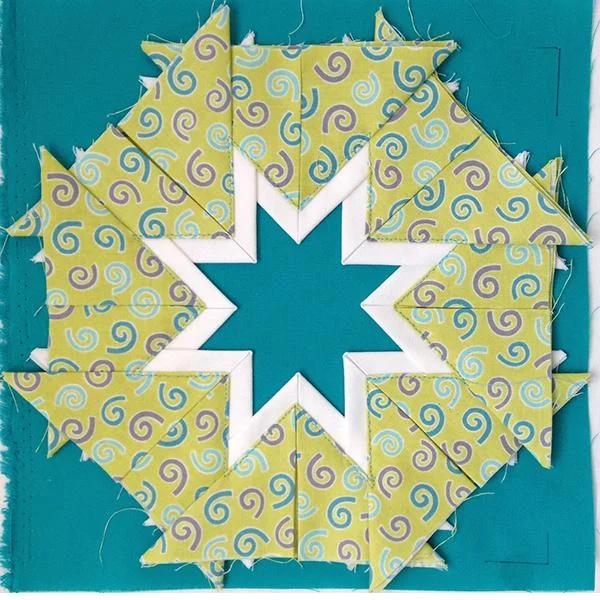 Folded Star Guide Stencil