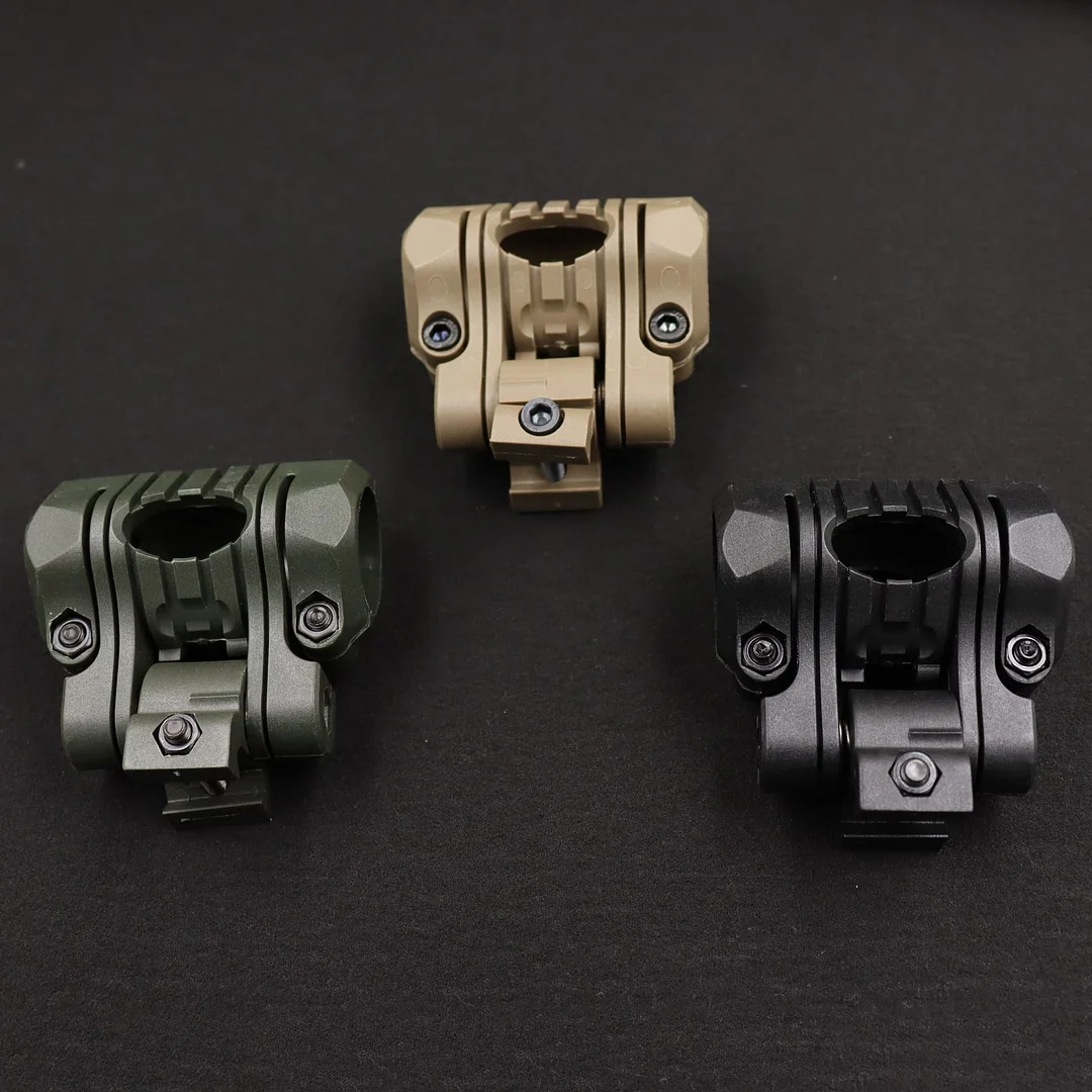 Hikepros Fast Helmet Flashlight Clip 25mm Diameter Tactical Telmet ...