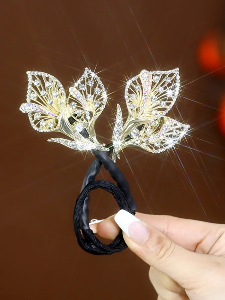 Golden Leaves Hair Disk KERENTILA