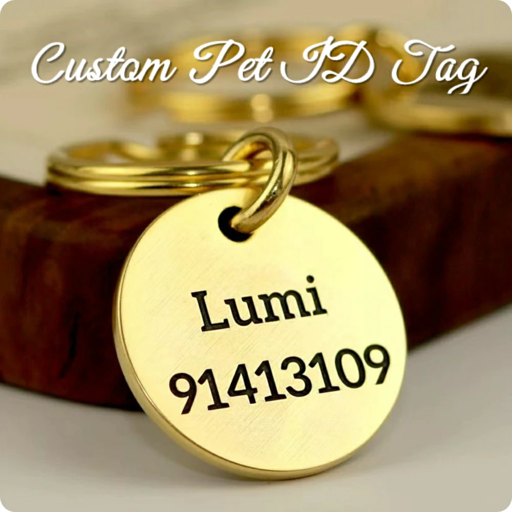 A Lifetime of Love, Etched in Metal: Custom Pet ID Tags - High Quality ...