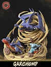 GX Evolution Series Garchomp Family - Pokemon Resin Statue - Fantasy ...