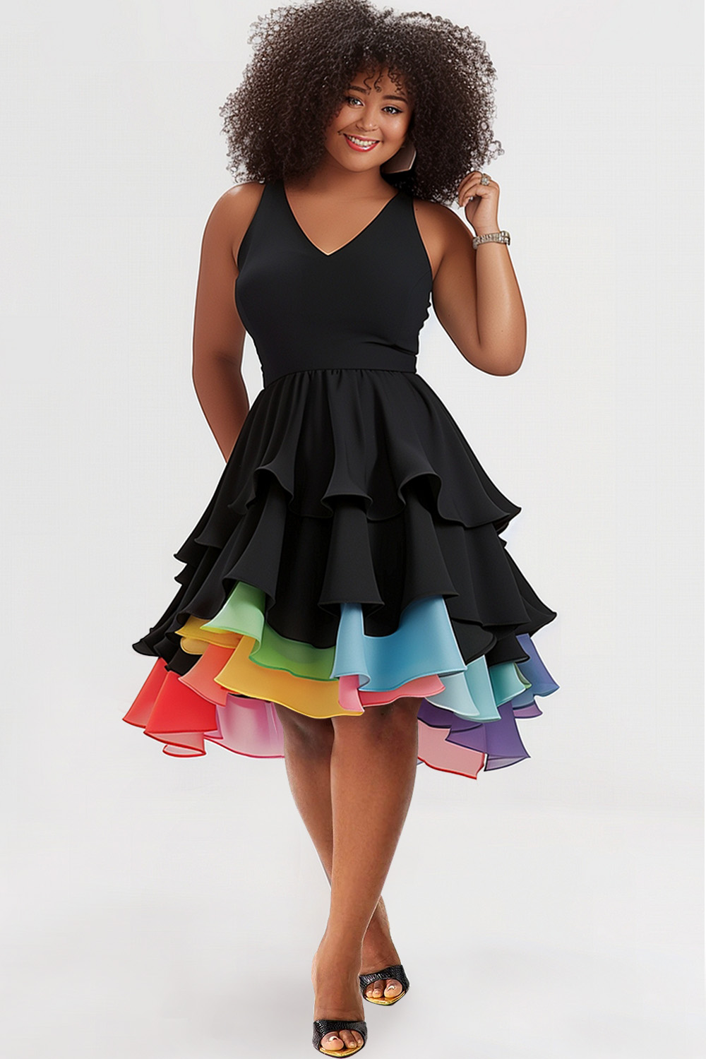 Plus Size Rainbow Clothes for Women | Xpluswear