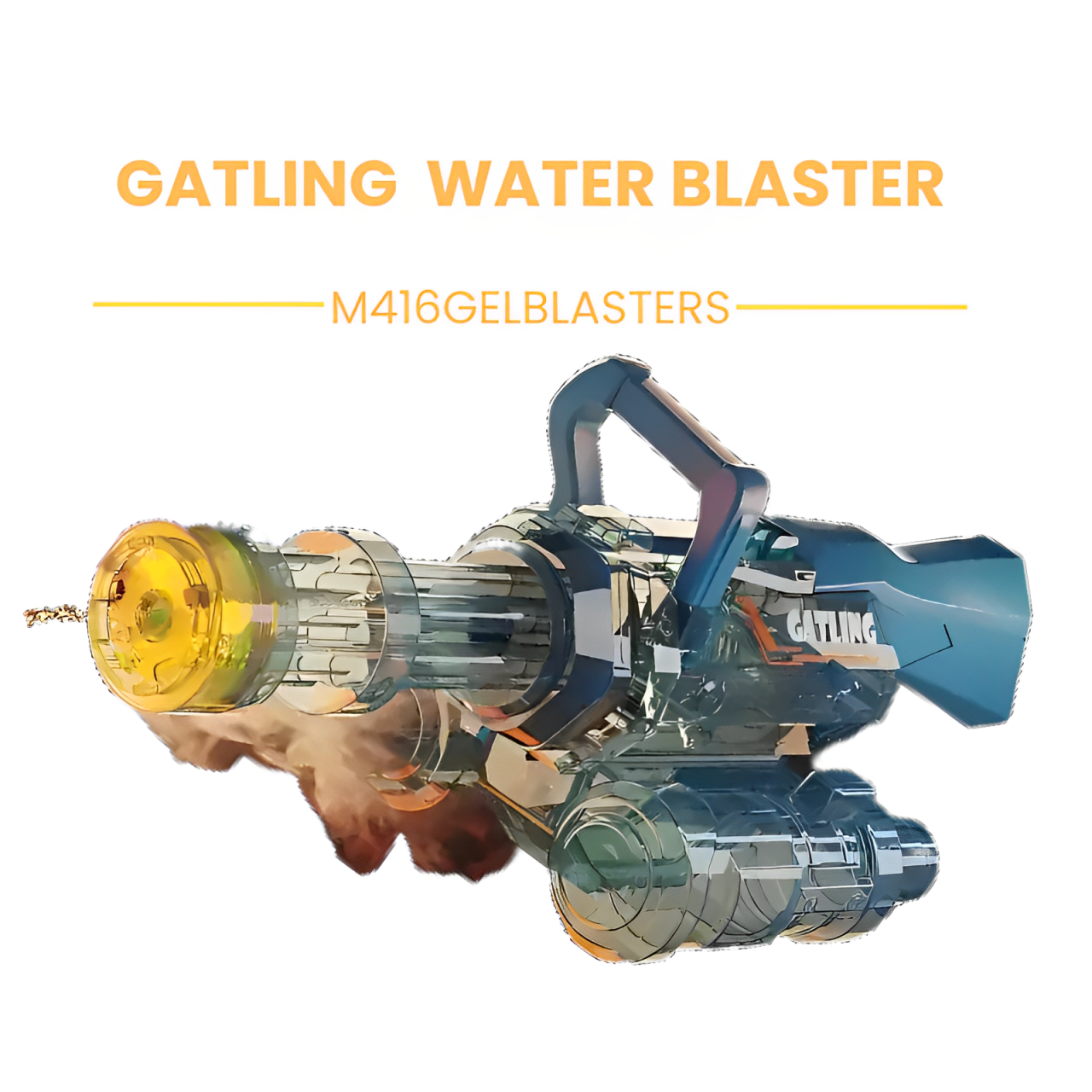 IceMist Gatling Electric Water Gun – 10m High-Pressure Smoke Burst
