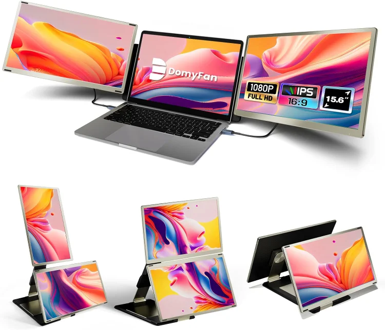 Domyfan S6 Triple Screen Laptop Screen Extender