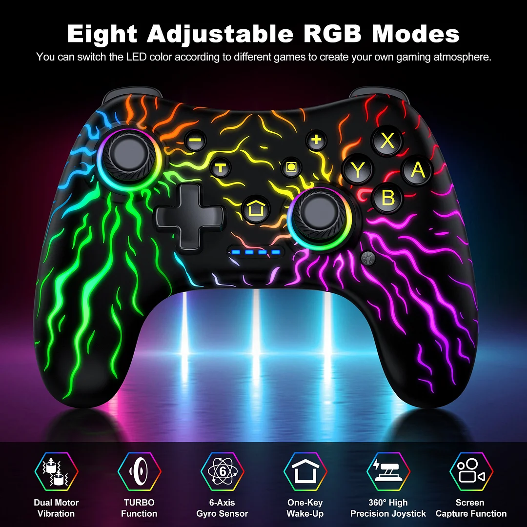 Beboncool Switch Controller for Nintendo Switch Pro/Lite/OLED/PC/IOS/Android