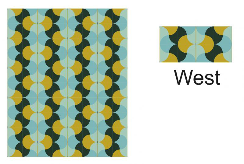 Patchwork Template West (Clamshell)