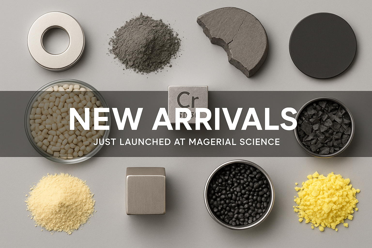 New Arrival Materials | Rare Earth Magnets, Powders, Materials ...