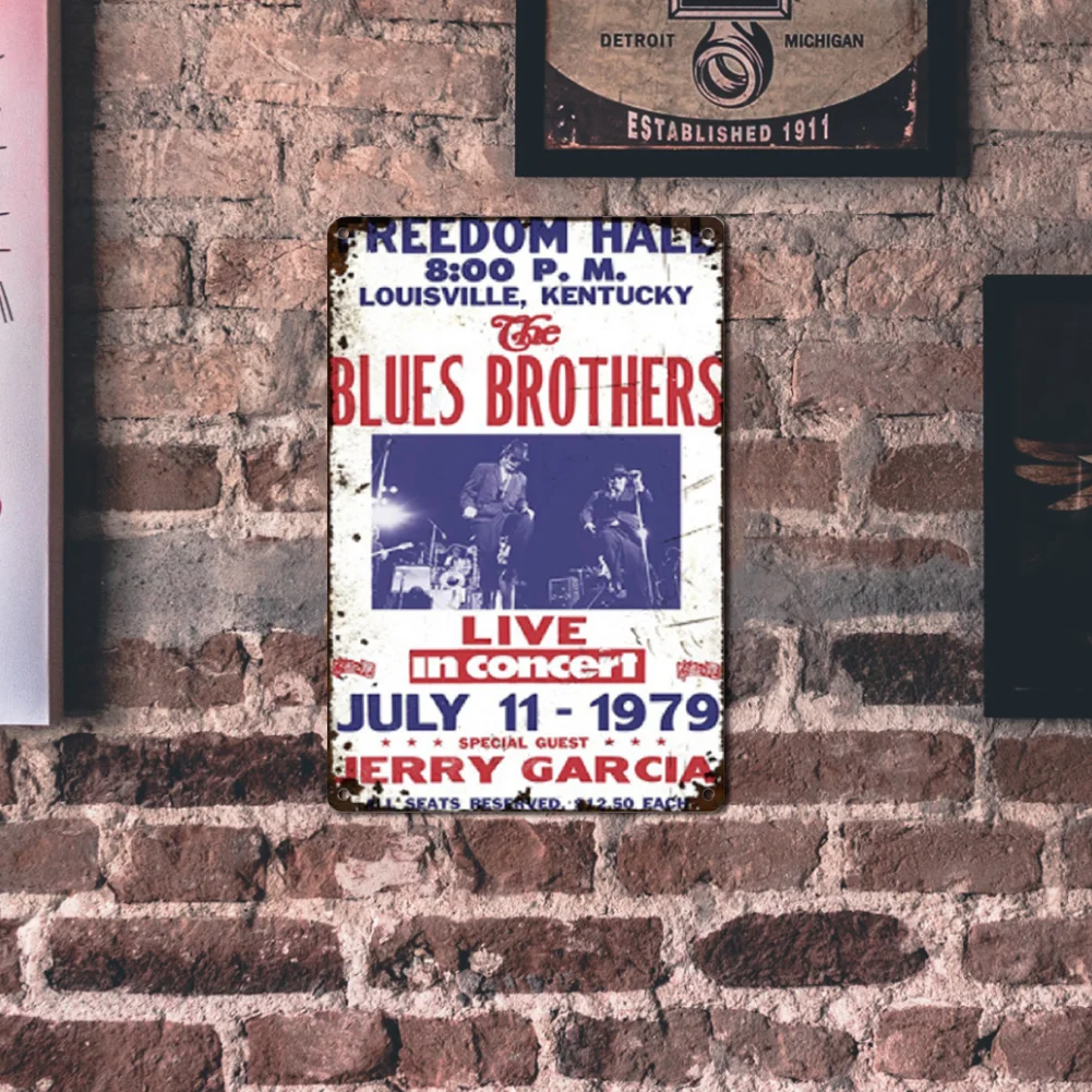 20*30cm/30*40cm - Blues Brothers - Vintage Tin Signs