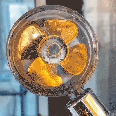 Water Saving Flow 360° Rotating High-pressure Shower