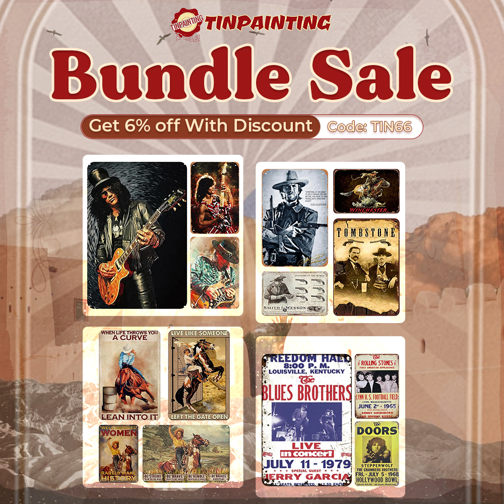 Tinpainting丨10,000+ products Vintage Metal Tin Sign Vintage Sheet Strip ...