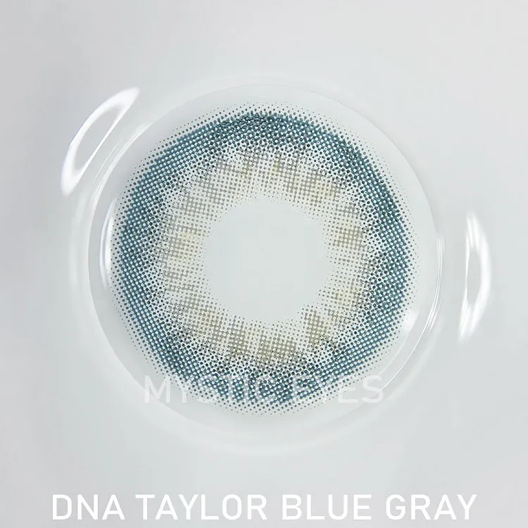 MYSTICEYES DNA Taylor Blue Gray Colored Contact Lenses,prescription ...