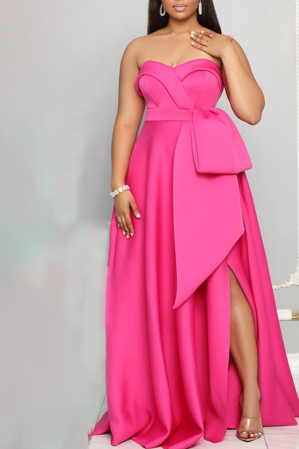 Plus Size Elegant Maxi Dress | Xpluswear