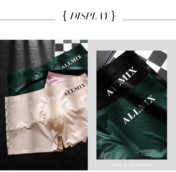 Men's Sexy Translucent Ice Silk Thin Boxer Briefs