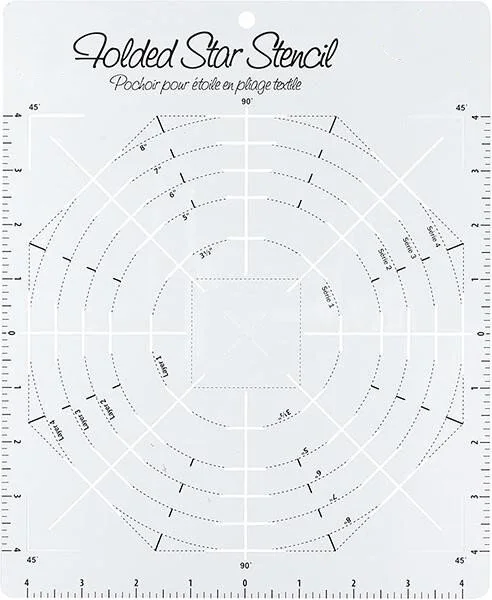Folded Star Guide Stencil