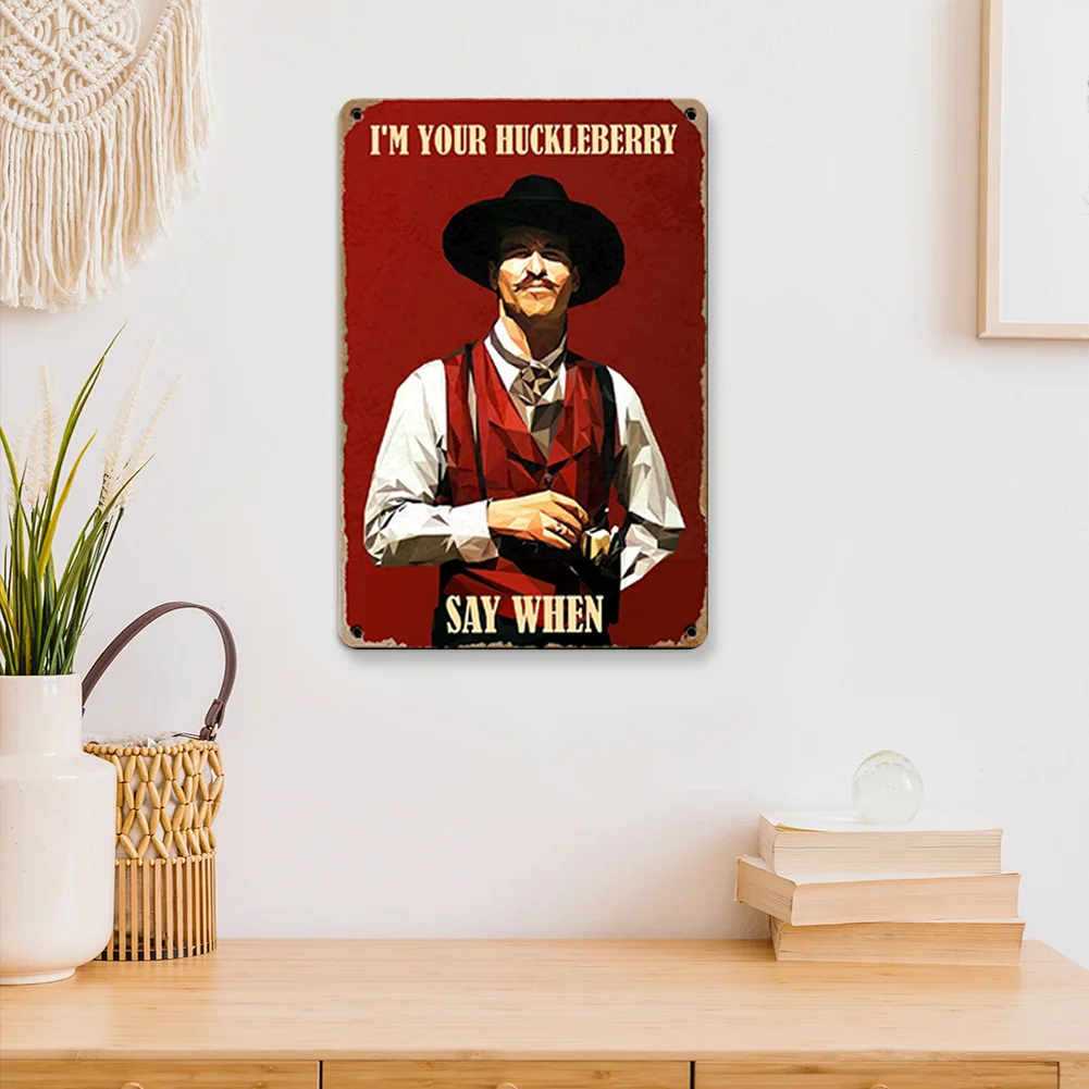 20*30cm - Cowboy - Vintage Tin Signs