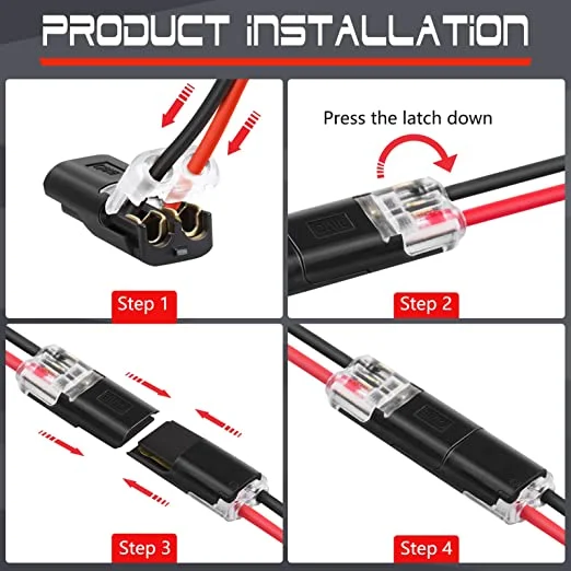 Double-wire Plug-in Connector With Locking Buckle
