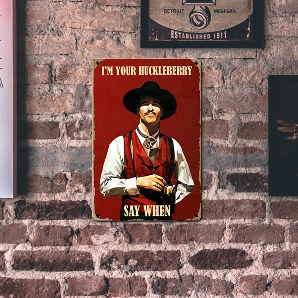 20*30cm - Cowboy - Vintage Tin Signs