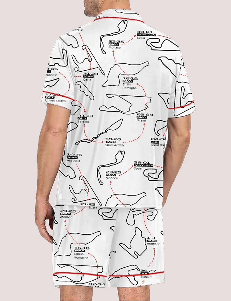 Racing Schedule Pajama Set