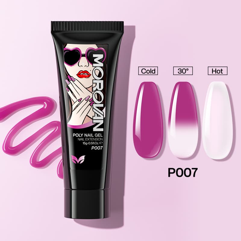 Temperature Changing Nail Polish Color Changing Nails Gel | MOROVAN