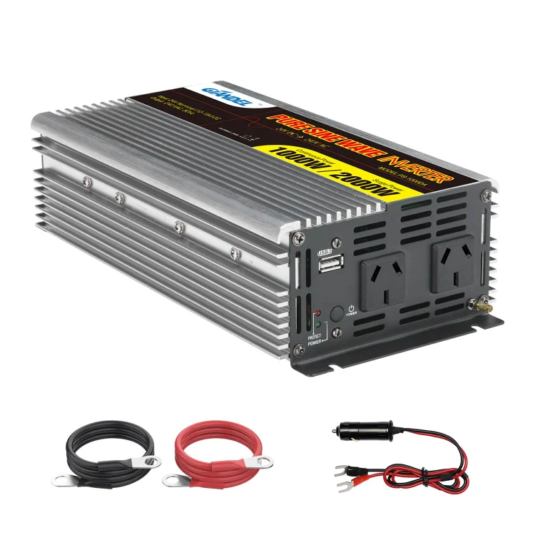 Pure Sine Wave Inverter 1000W 12V to 240V