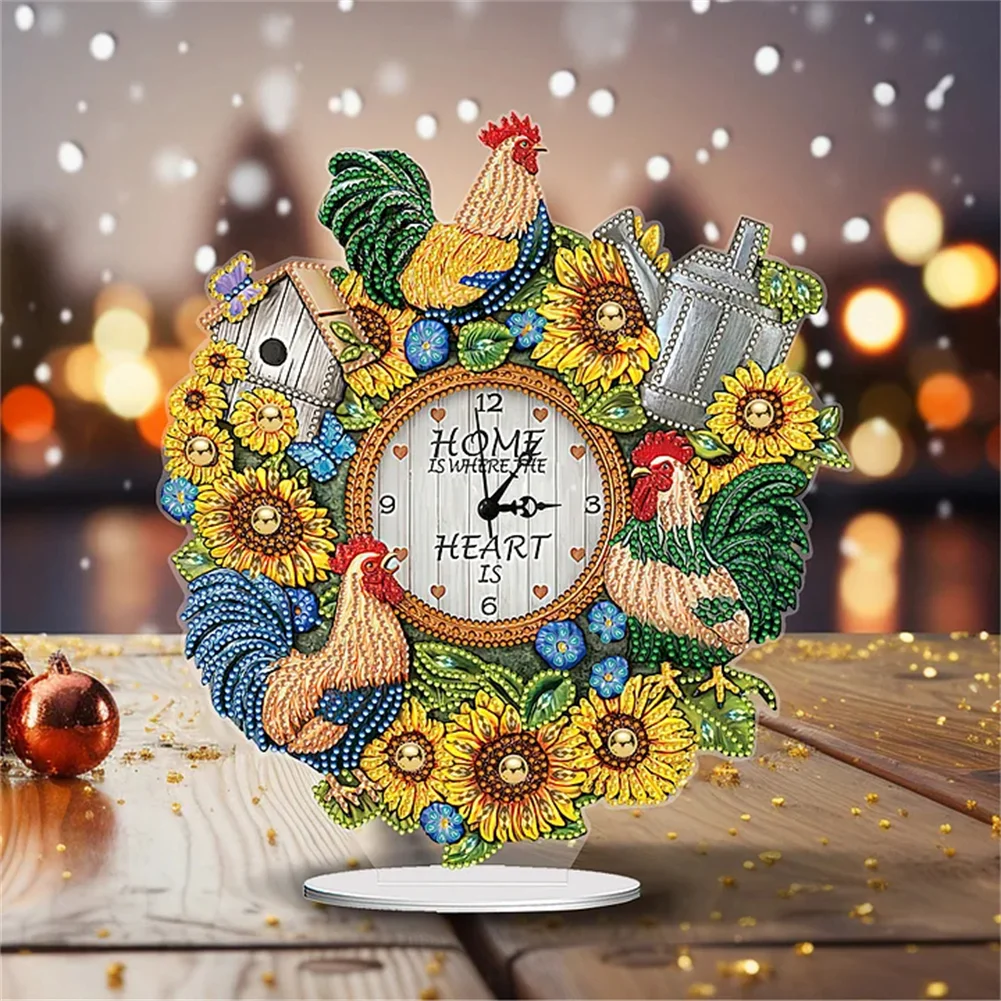 DIY Diamond Painting Clock(With Clock Function) DIY Diamond Painting Clock(With Clock Function)