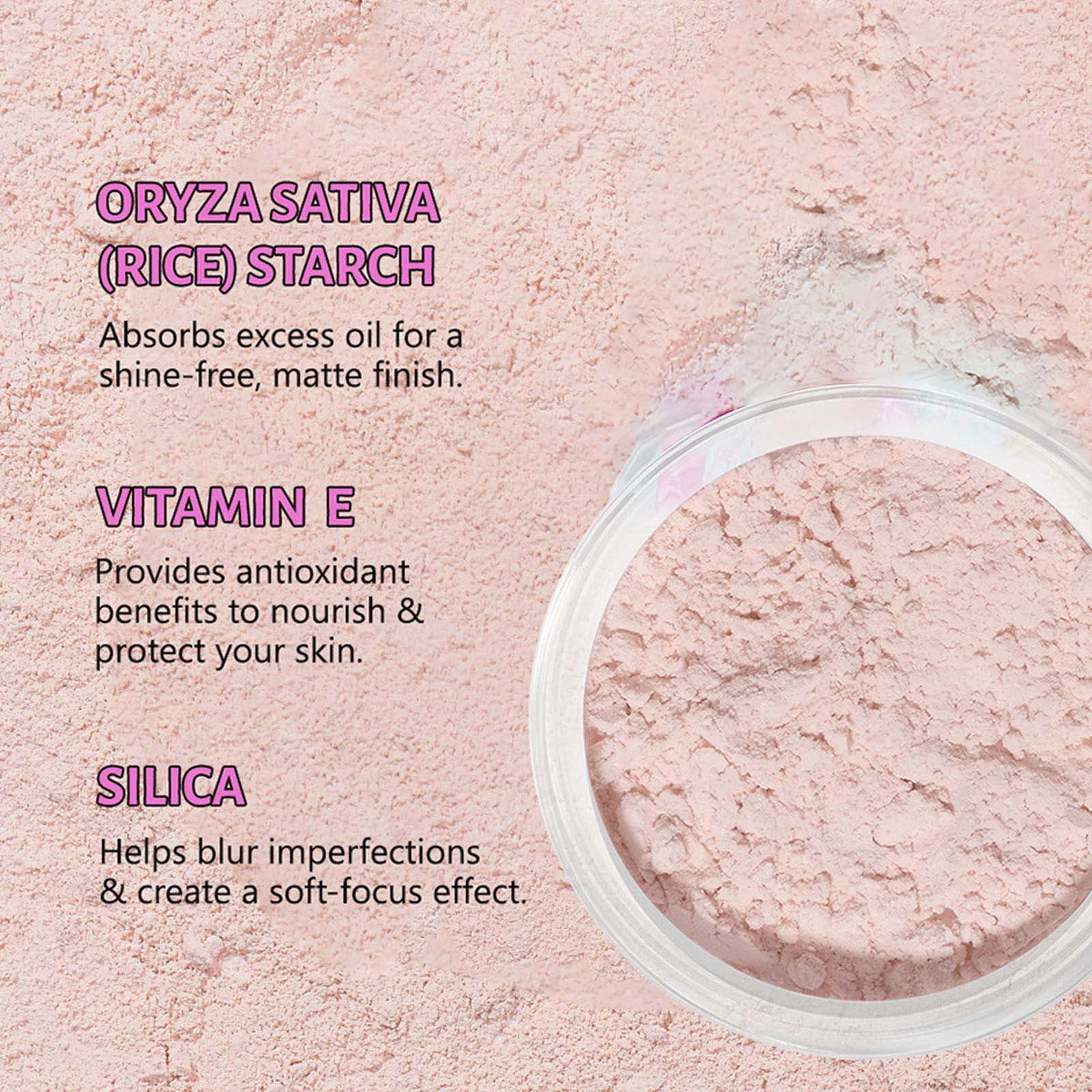 Soft Focus Loose Powder, Translucent Setting Powder, Lightweight ...