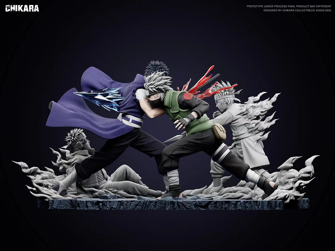 Obito And Kakashi Fight