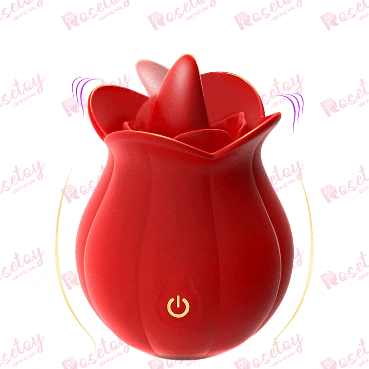 10 Speeds Rose Toy With Tongue