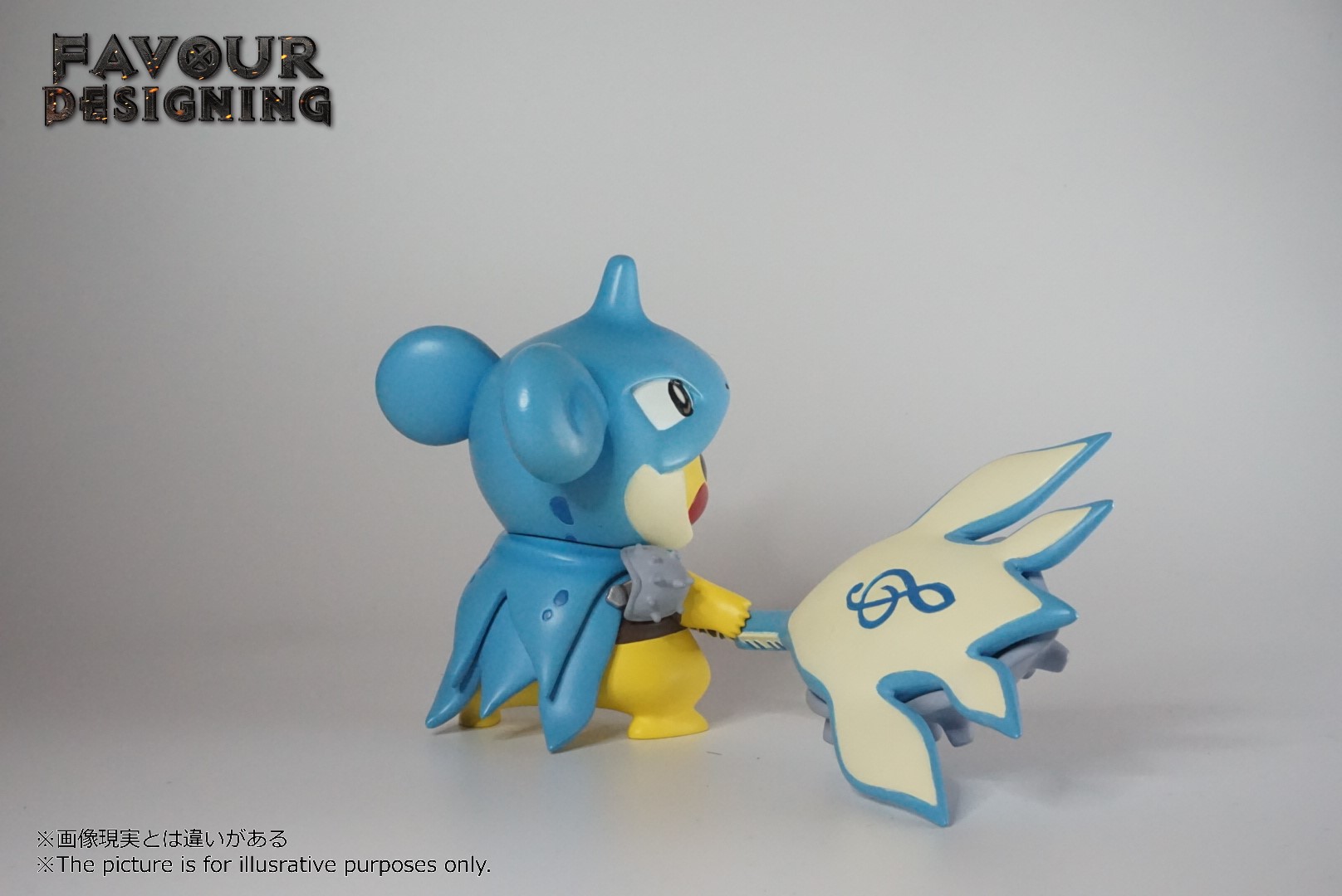 Hunting Horn Lapras Cosplay Pikachu - Pokemon Resin Statue - FD Studios