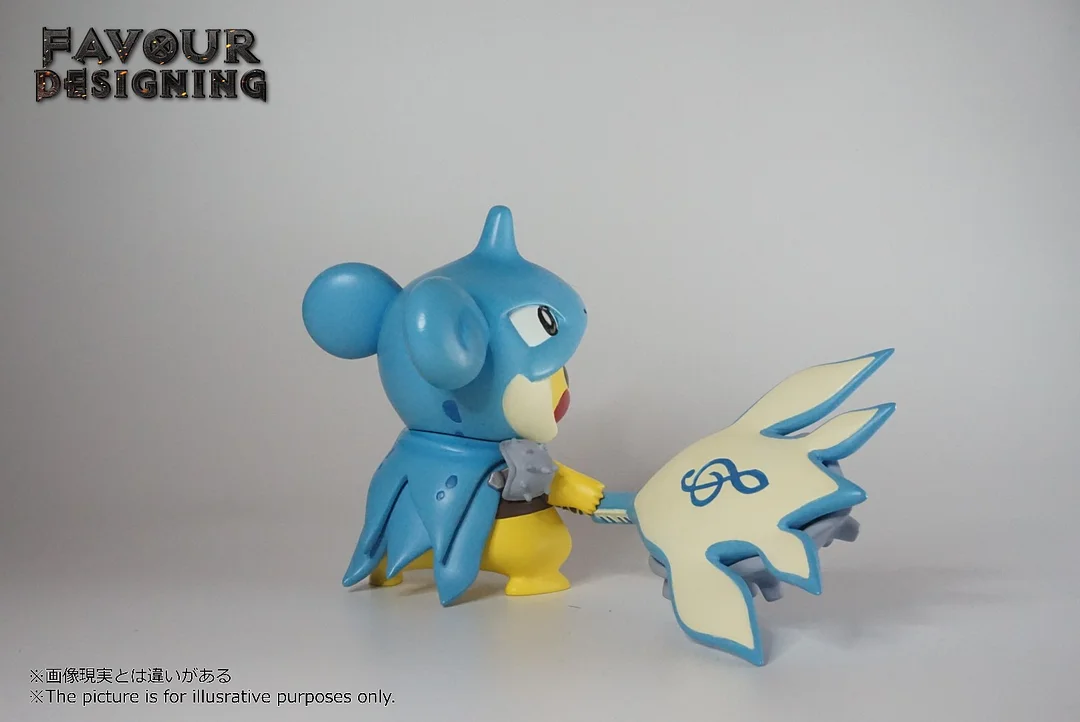 Hunting Horn Lapras Cosplay Pikachu - Pokemon Resin Statue - FD Studios