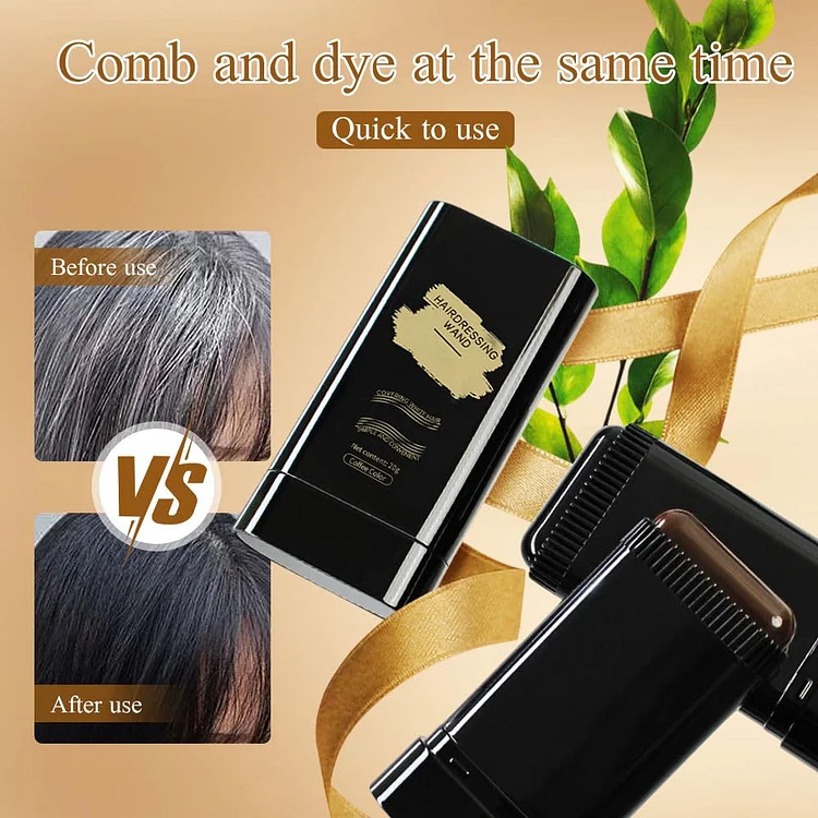 🔥Hot Sale 👍🏻Portable Hair Dye Comb for Gray Hair Coverage - Waterproof ...