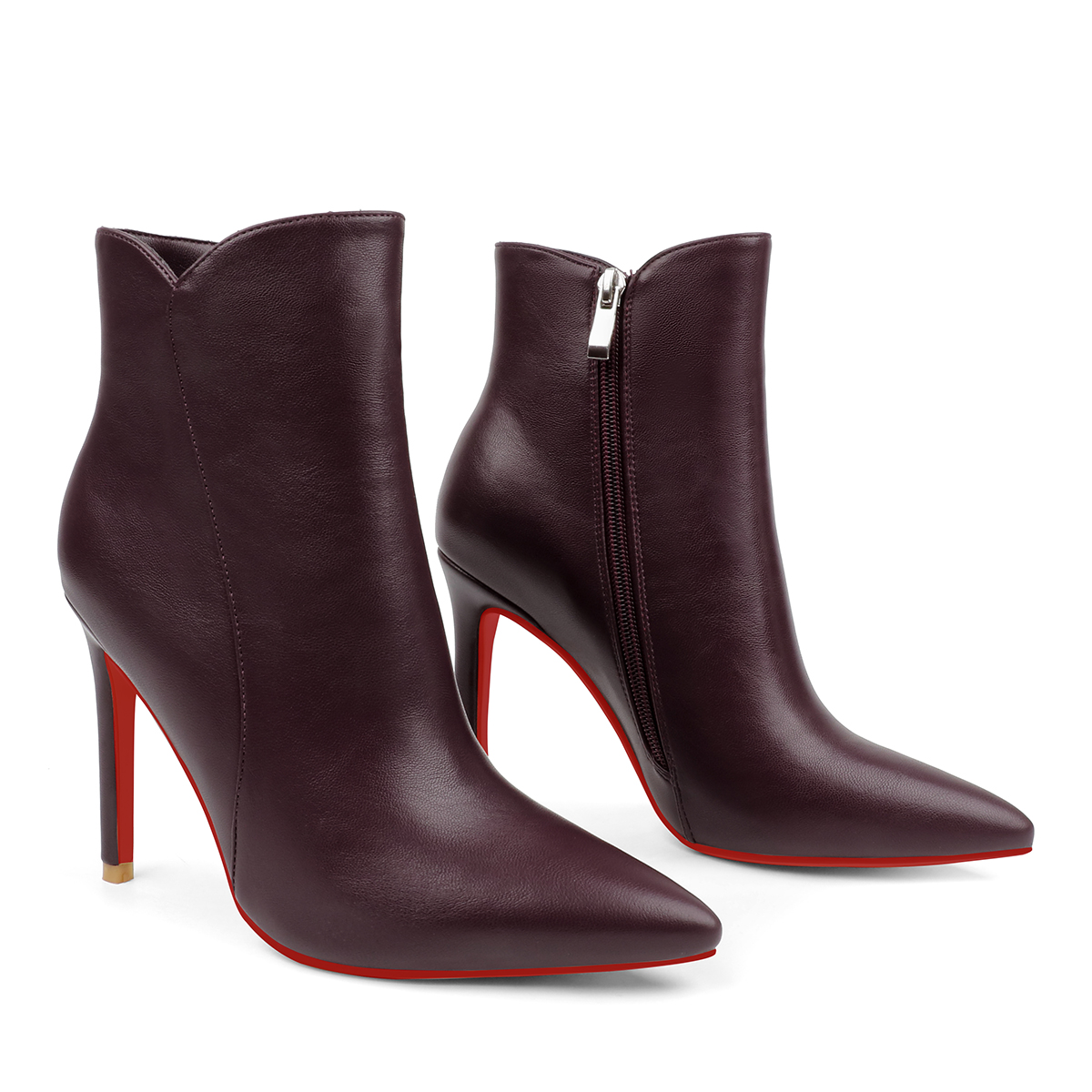 Red Bottom Ankle Boots
