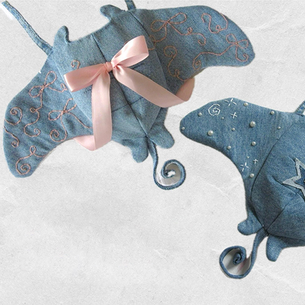 DIY Cute Manta Ray Shoulder Bag Sewing Template – With Instructions