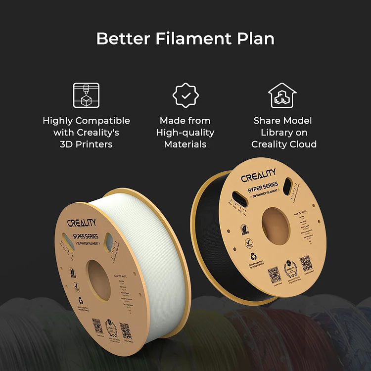 Hyper Series PLA 3D Printing Filament 1kg - crealitystore