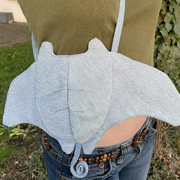 DIY Cute Manta Ray Shoulder Bag Sewing Template – With Instructions