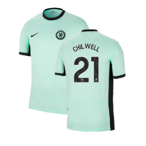 Chelsea Ben Chilwell 21 Third Shirt Top Kit 2023-2024